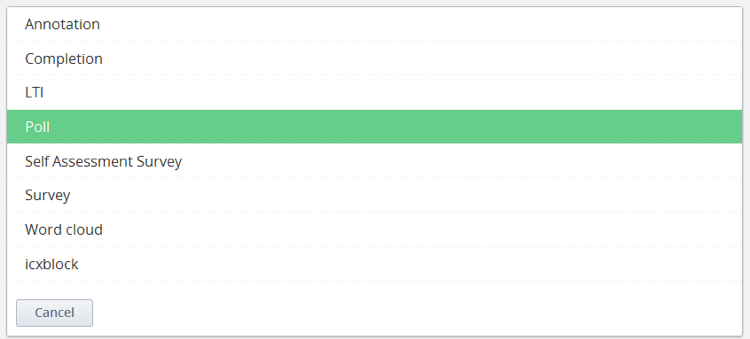 Poll | Triboo Customer Success Center
